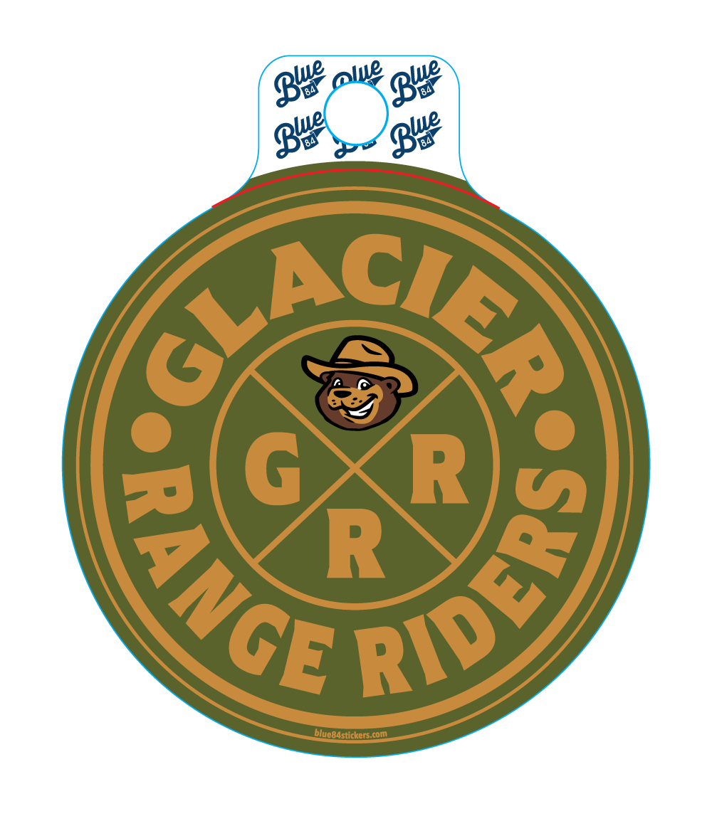 Around We Go - Sticker | Glacier Range Riders Mercantile